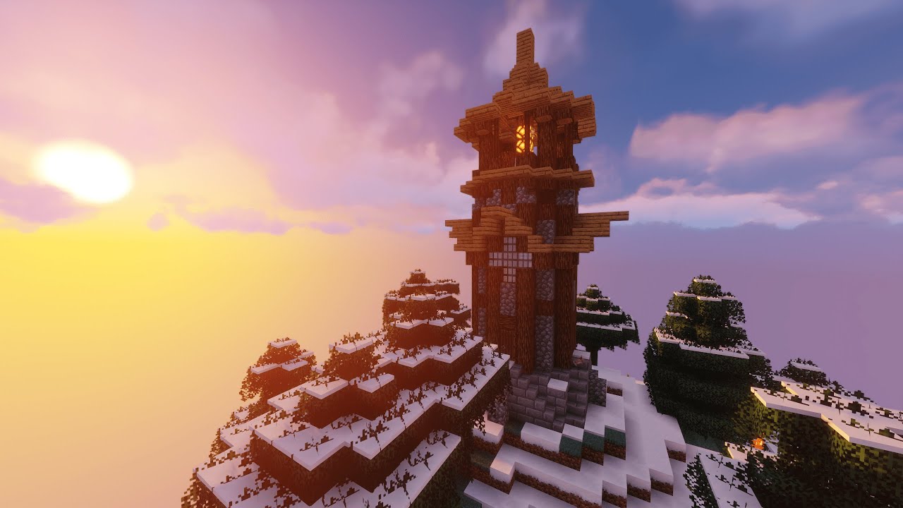 Hoe Maak Je Een Middeleeuwse Toren? | Minecraft Tower Tutorial - YouTube