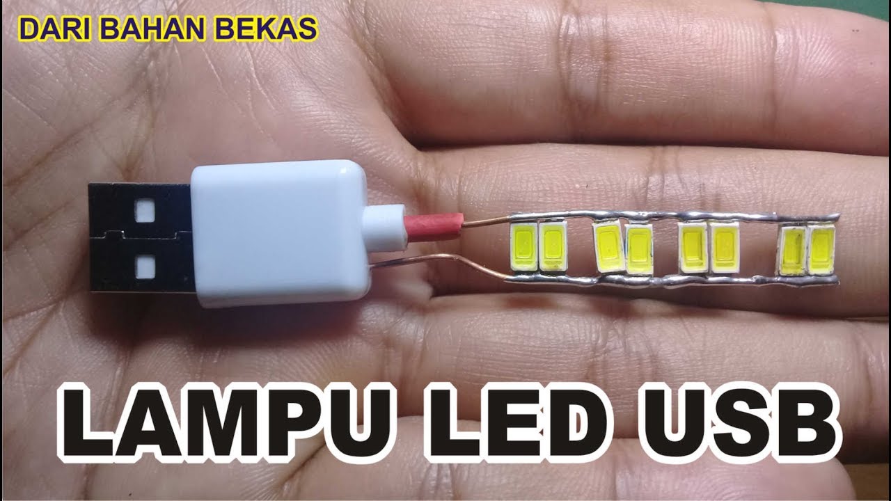 Ternyata bikin lampu LED USB unik gampang caranya - YouTube