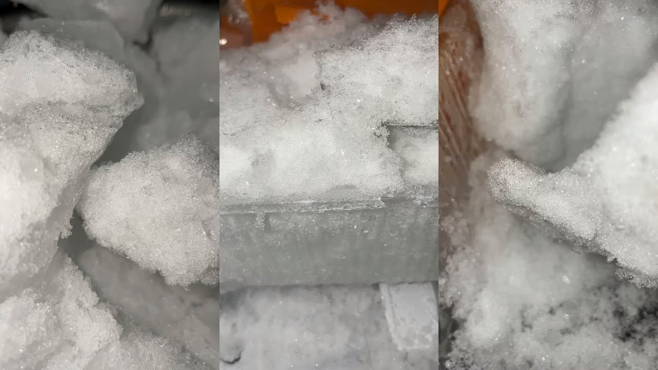 Ice Eating | Flaky Ice Crispy Ice Eating Sound | Crunch Ice Eating ASMR ...