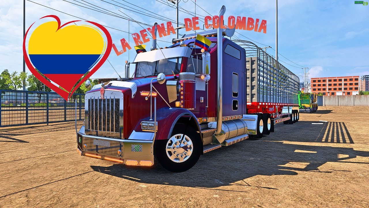 LA TRACTOMULA MAS LUJOSA DE COLOMBIA AMERICAN TRUCK SIMULATOR #envivo ...