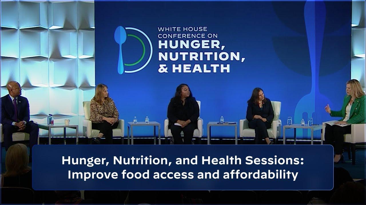 Hunger, Nutrition, and Health Sessions: Improve food access and ...