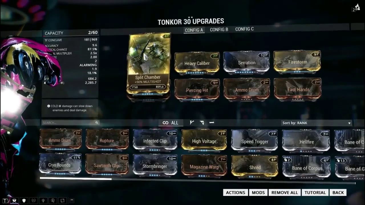 Warframe Indonesia | My Tonkor build - YouTube