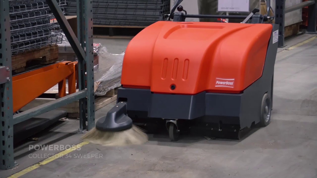 Minuteman Vacuum and Powerboss Sweeper and Scrubber - YouTube