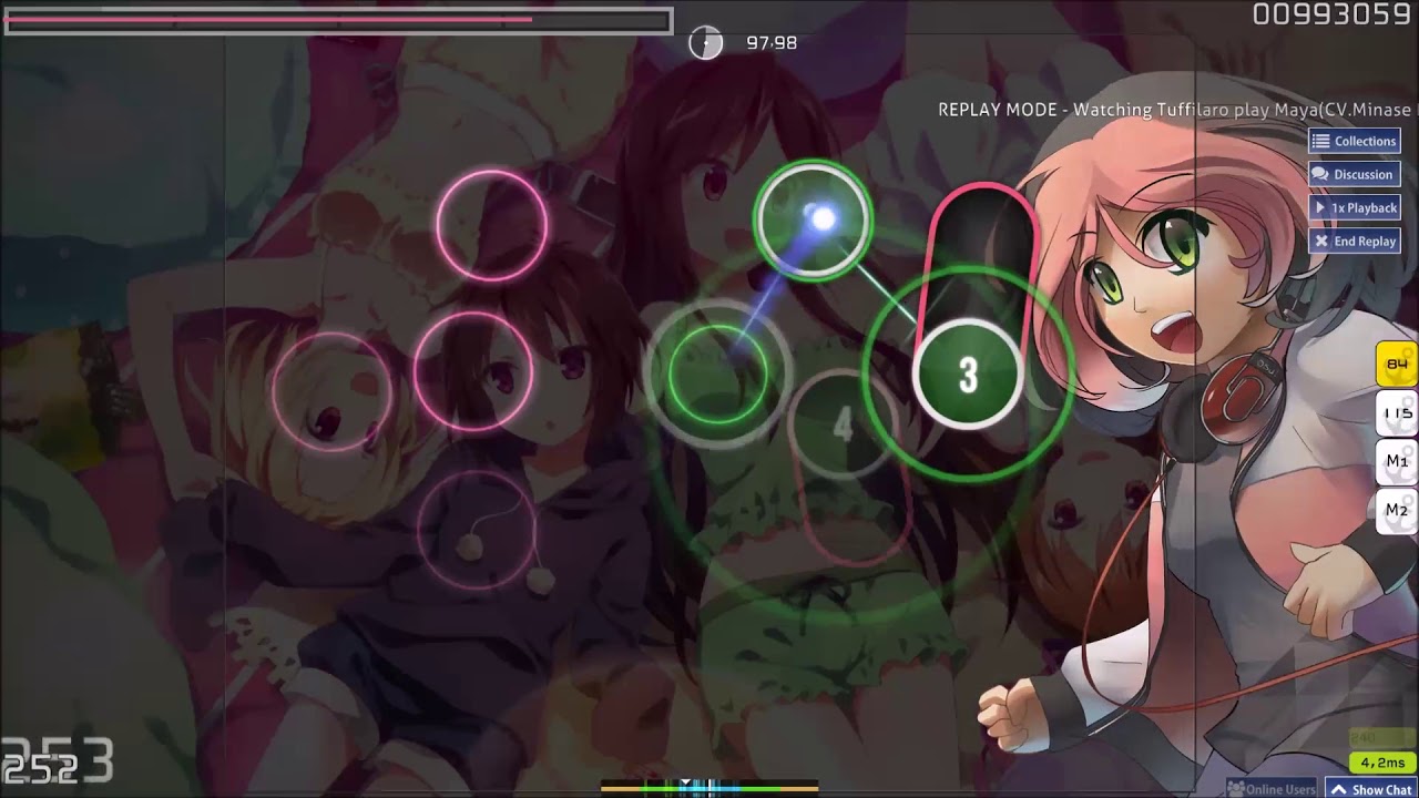 Osu! - Anime o Katare! Insane FC 96,63% - YouTube