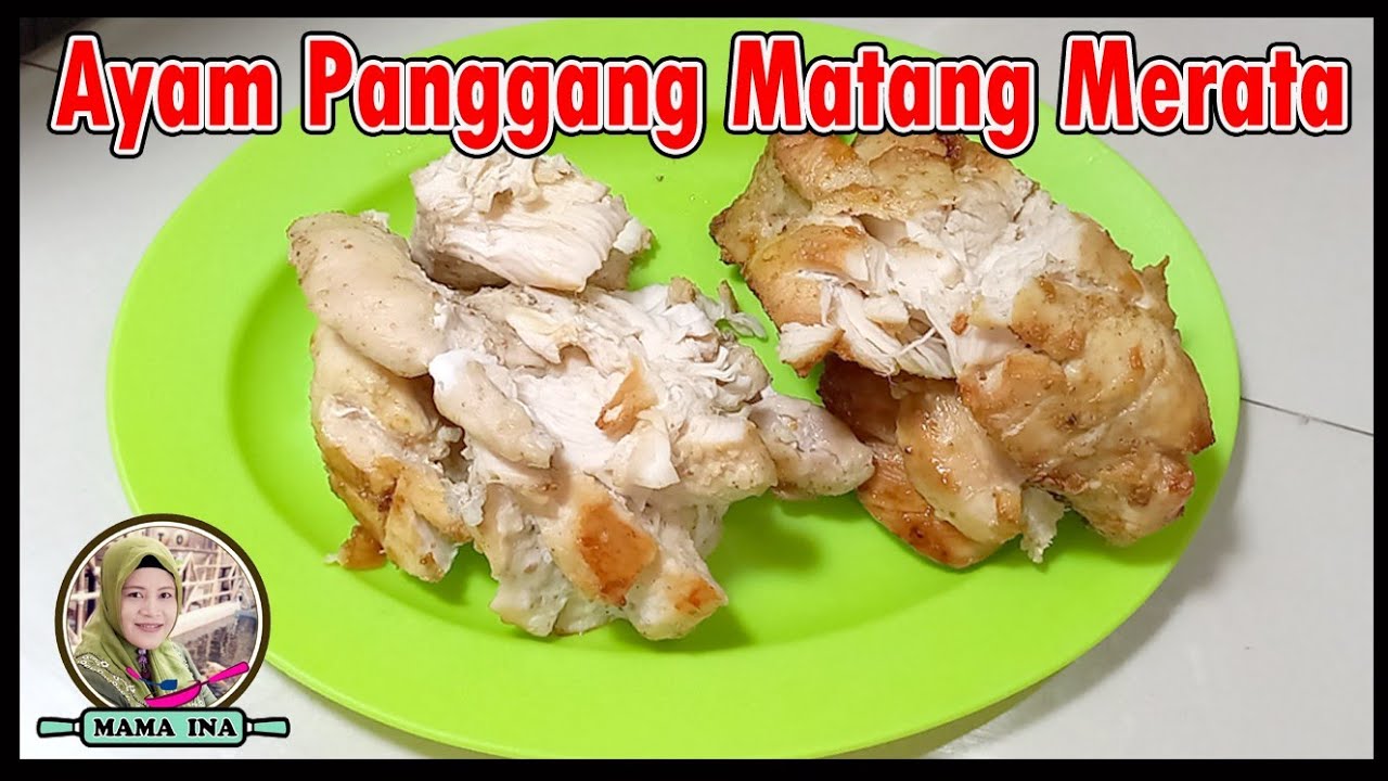 Resep Rahasia panggang ayam matang merata tanpa arang kayu dan kipas ...