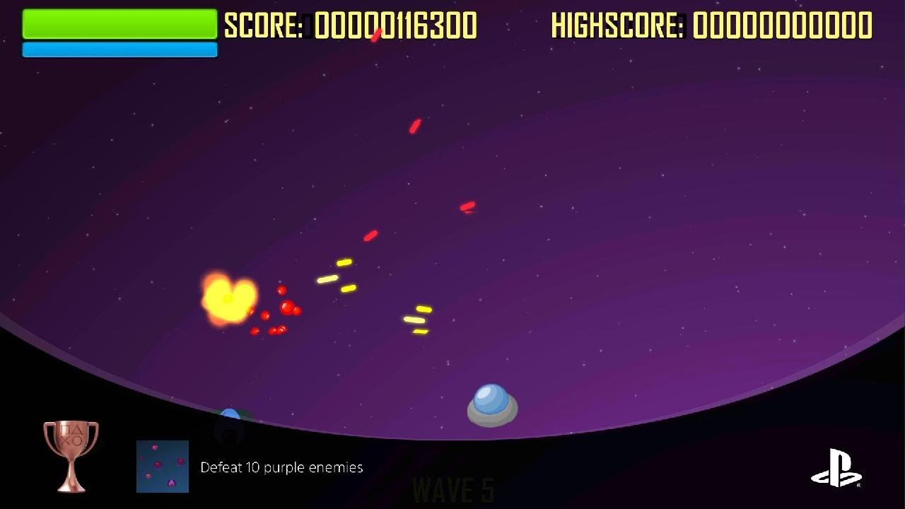 Cazzarion: Space Ace ~ Defeat 10 purple enemies Trophy - YouTube