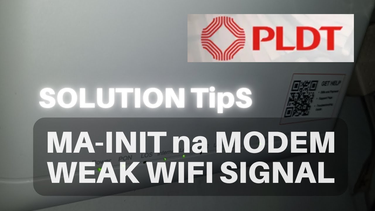 PLDT Modem Weak Wifi solve - YouTube