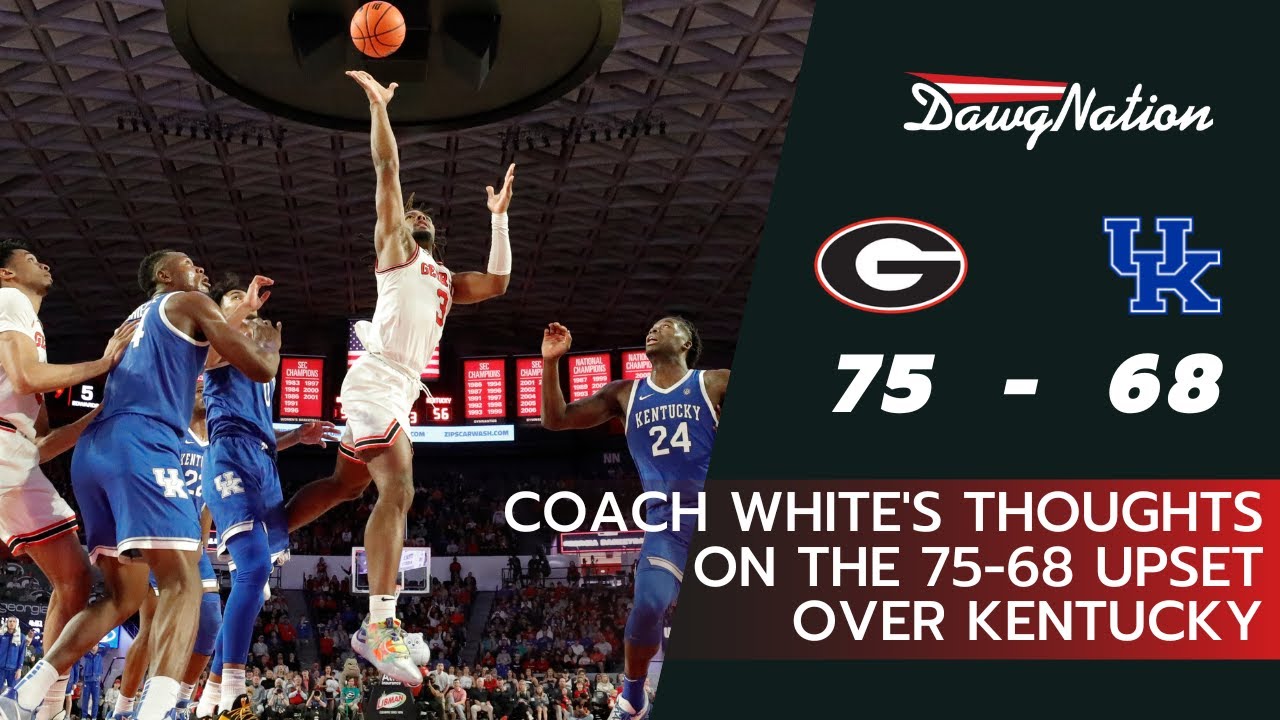 Postgame: Georgia basketball coach Mike White discusses the 75-68 upset ...