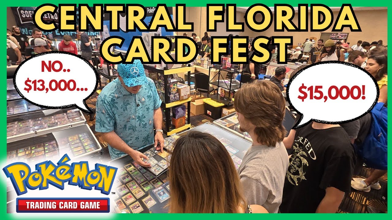 The FIRST Central Florida Card Fest, an AWESOME Pokémon TCG Card Show ...