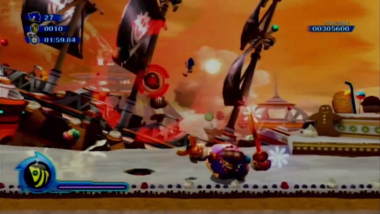 Sonic Colours (Wii) - Captain Jelly Boss Fight [REDONE] - YouTube