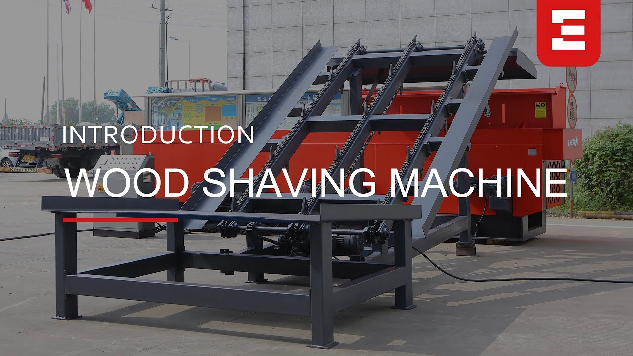 Enerpat EWS45 six shaft wood shaving machine - YouTube