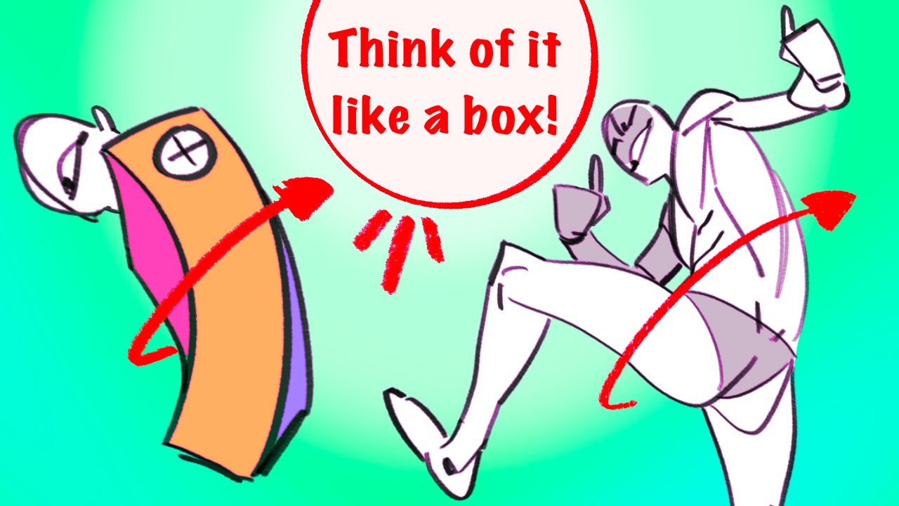 How I Draw Twisting Torsos! - YouTube