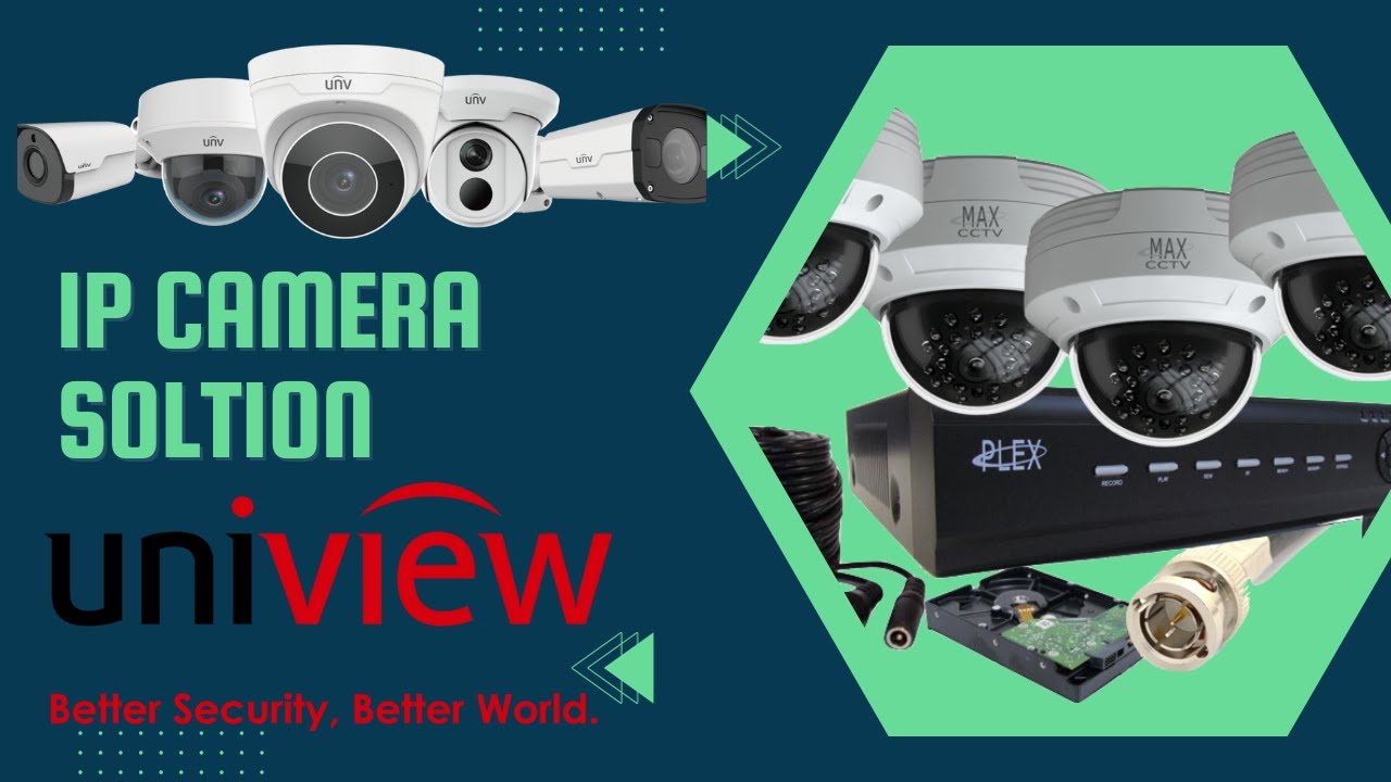 Ip Camera Solution|Poe Switch For Ip Camera|Dvr Vs Nvr |Univeiw Colour 4Mp Camera - YouTube