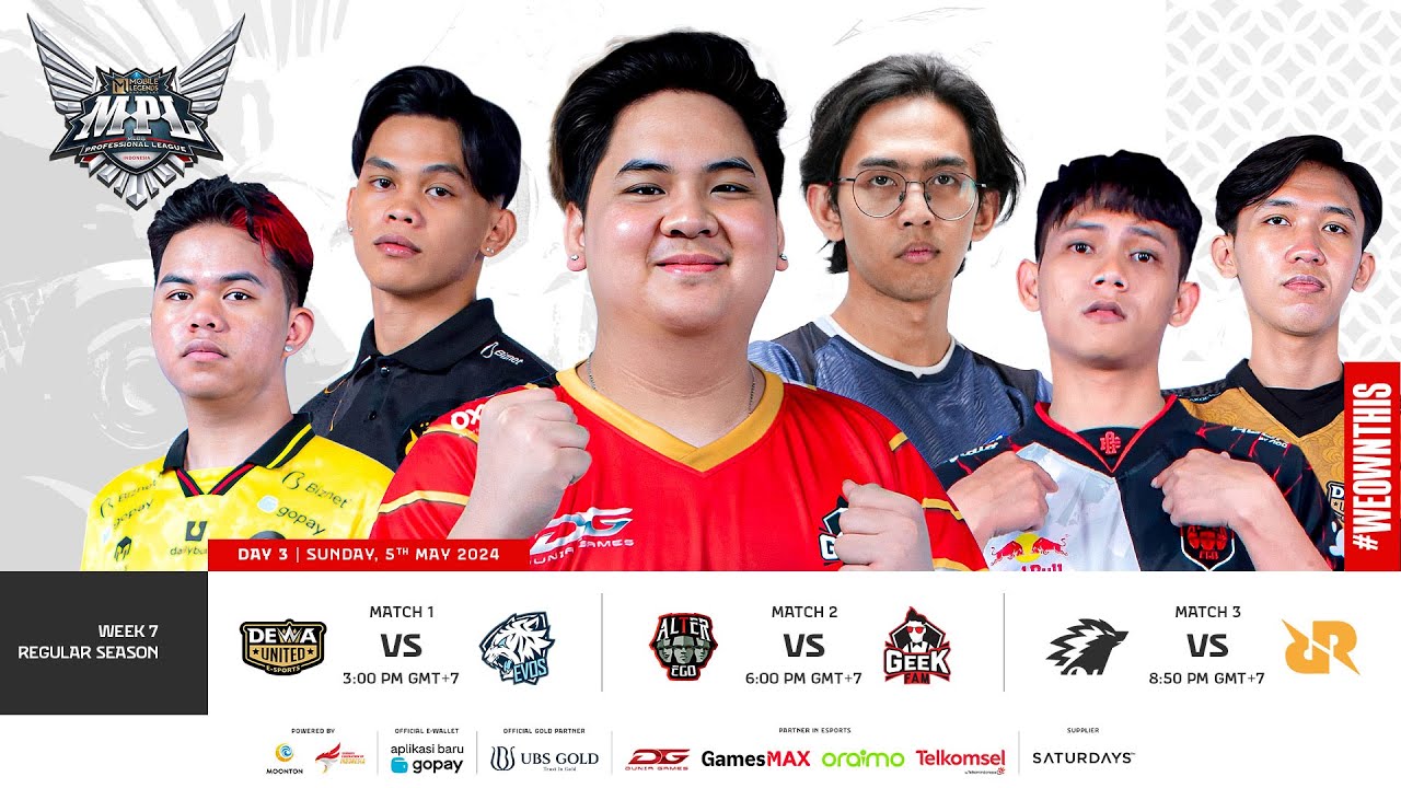 🔴 LIVE | MPL ID S13 | Regular Season | Day 3 Week 7 - YouTube
