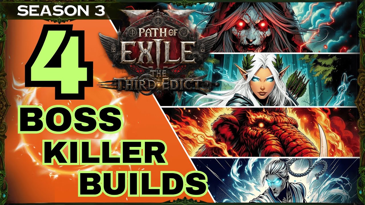 [0.3] 4 POWERFUL BOSS KILLER BUILDS FOR POE 2 THE THIRD EDICT - PoE 2 ...