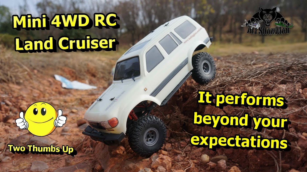 RC Off Road Mini Electric 4WD RC Land Cruiser Rock Crawler - YouTube