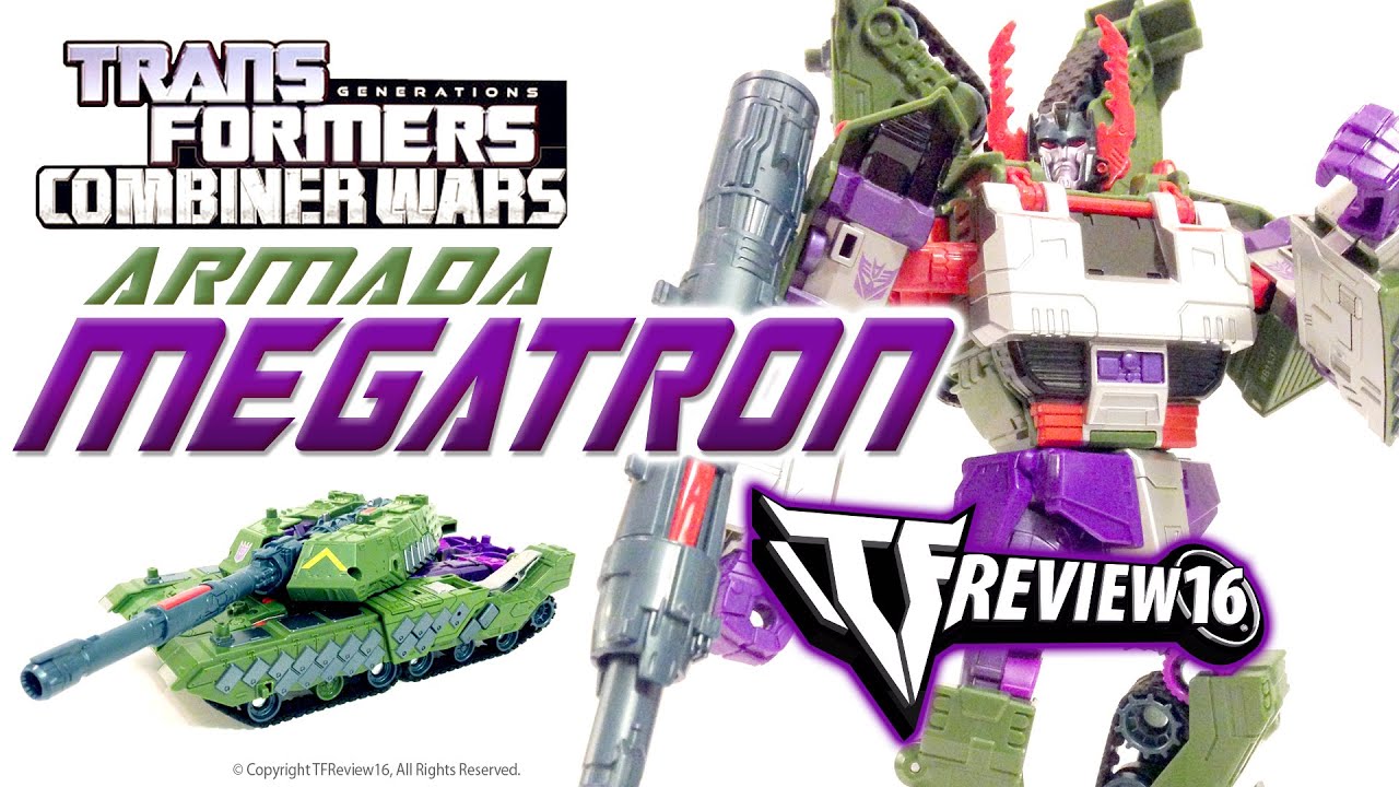Transformers Armada Megatron Leader Class Combiner Wars Review - YouTube