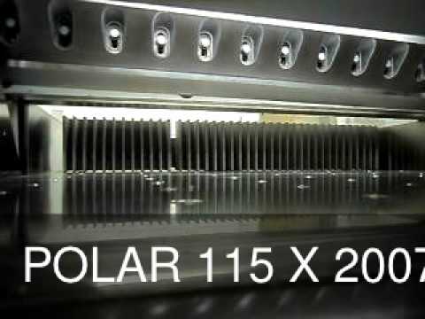 POLAR CUTTING MACHINE - YouTube