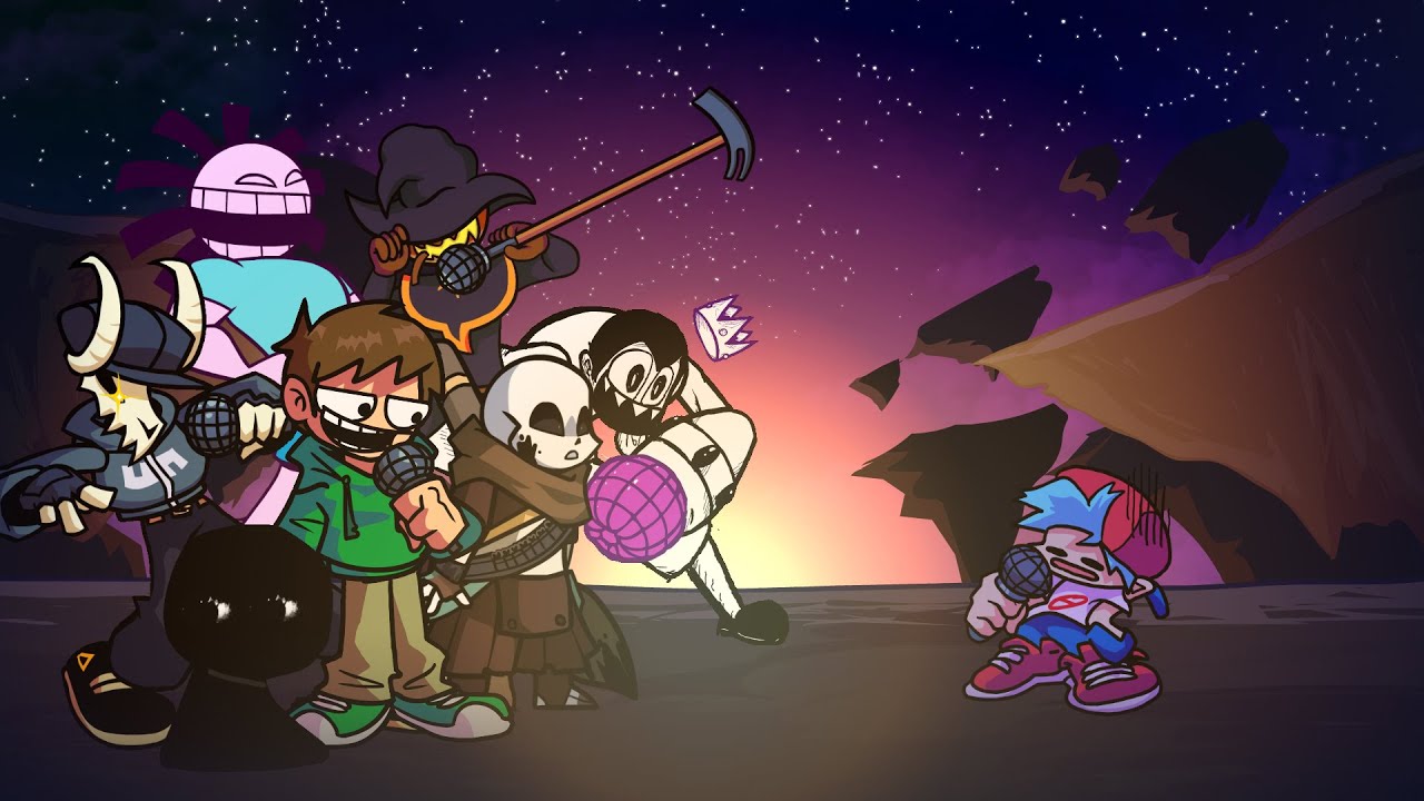 FNF - Inking Mistake but every turn another character sings it ...