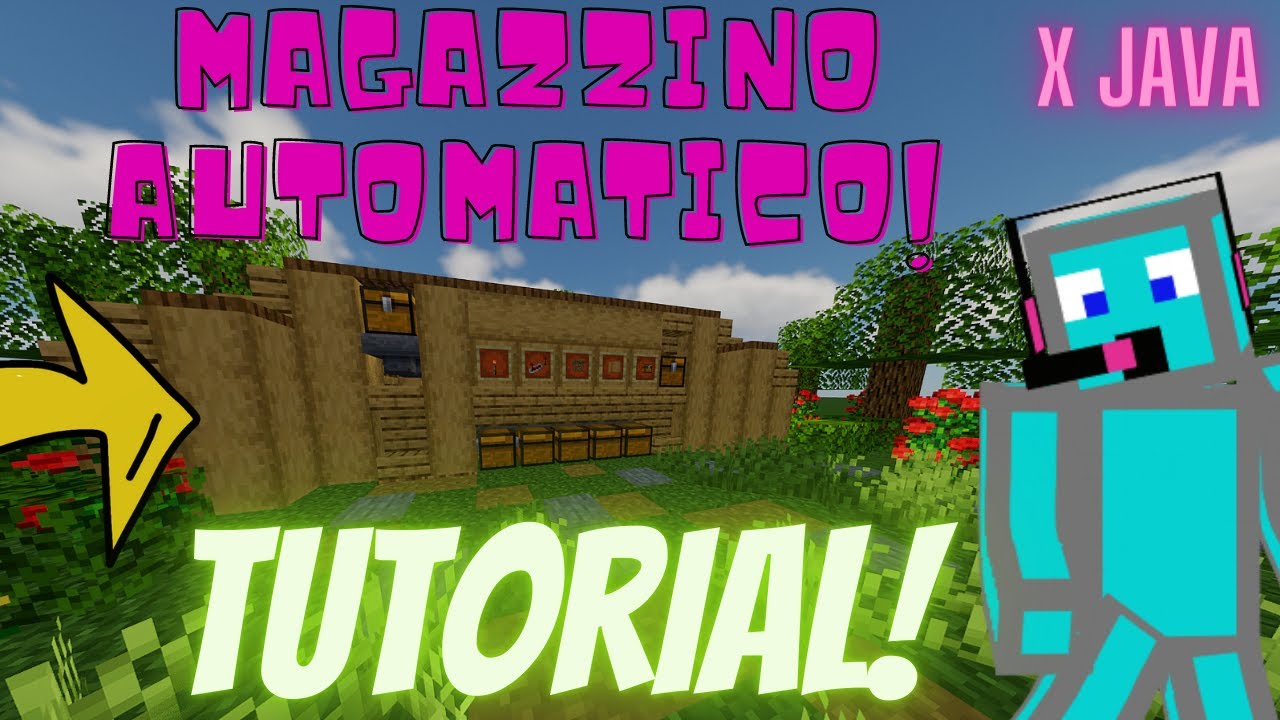 TUTORIAL COME CREARE UN MAGAZZINO AUTOMATICO!-Minecraft Ita - YouTube
