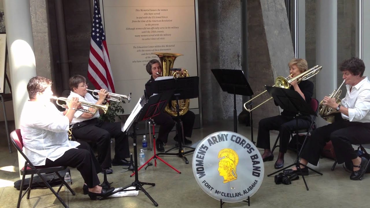 "Amazing Grace" by the WAC Band Brass Quintet at the WIMSA Memorial 24 ...