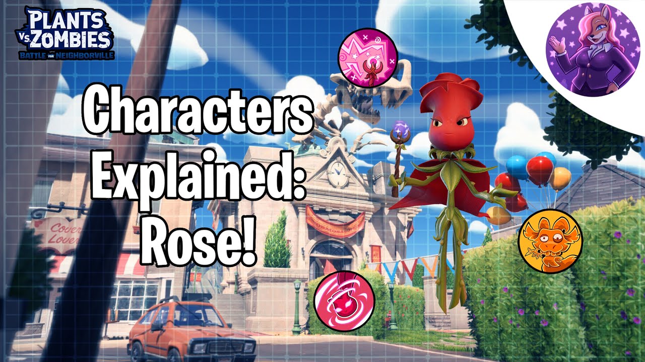 Characters Explained: Rose In BFN! (PVZ) - YouTube