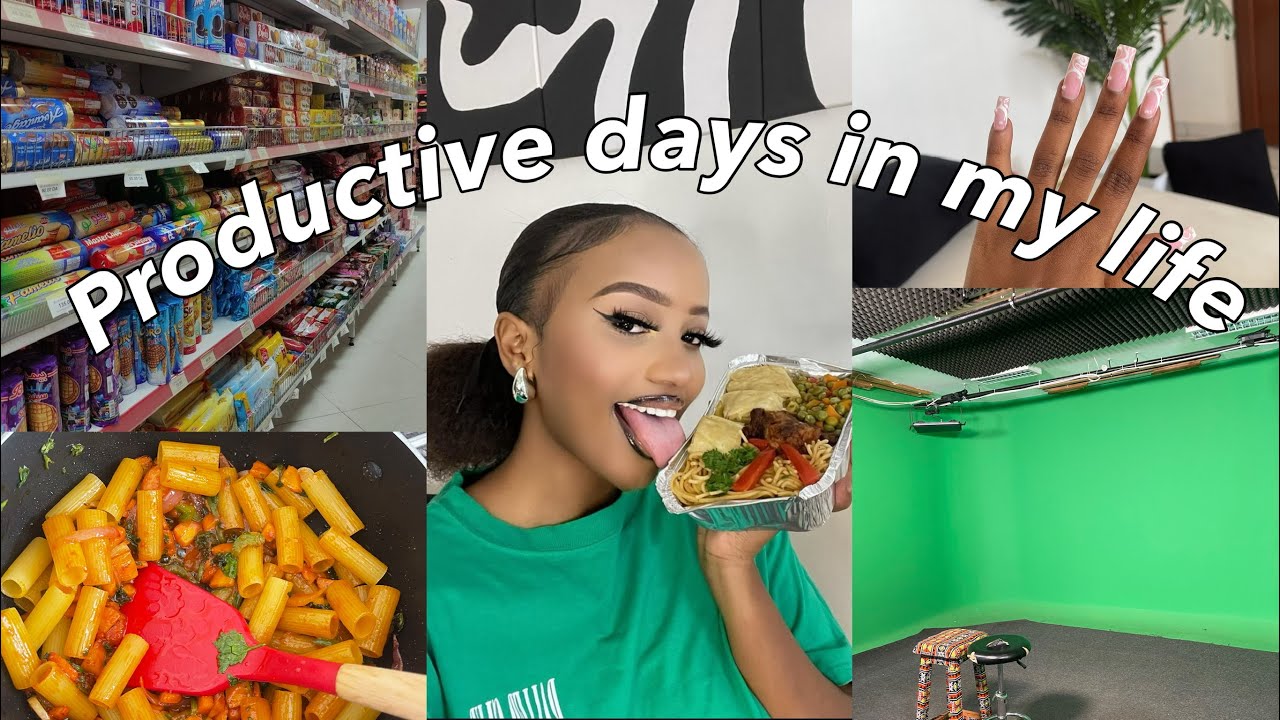 Very productive days : grocery shopping, went on a tv Kc2, nails and ...