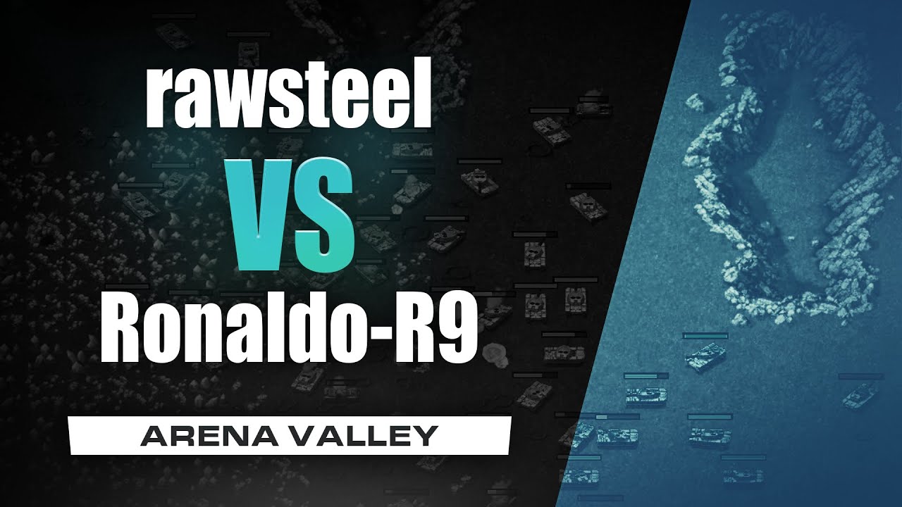 Ronaldo-R9 vs rawsteel | Arena Valley Extreme | Red Alert Remastered ...