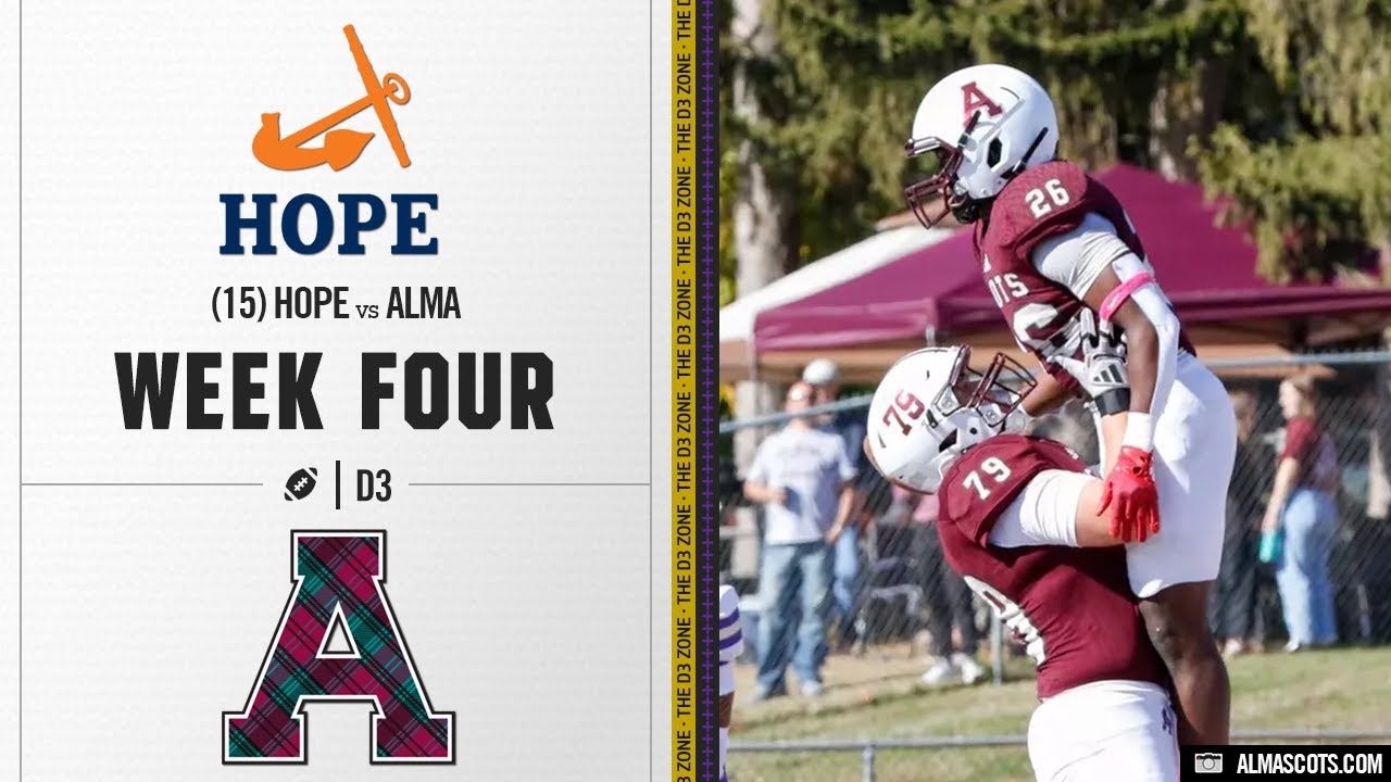 #15 Hope vs. Alma Highlights (INSANE ENDING) | D3 College Football 2025 ...