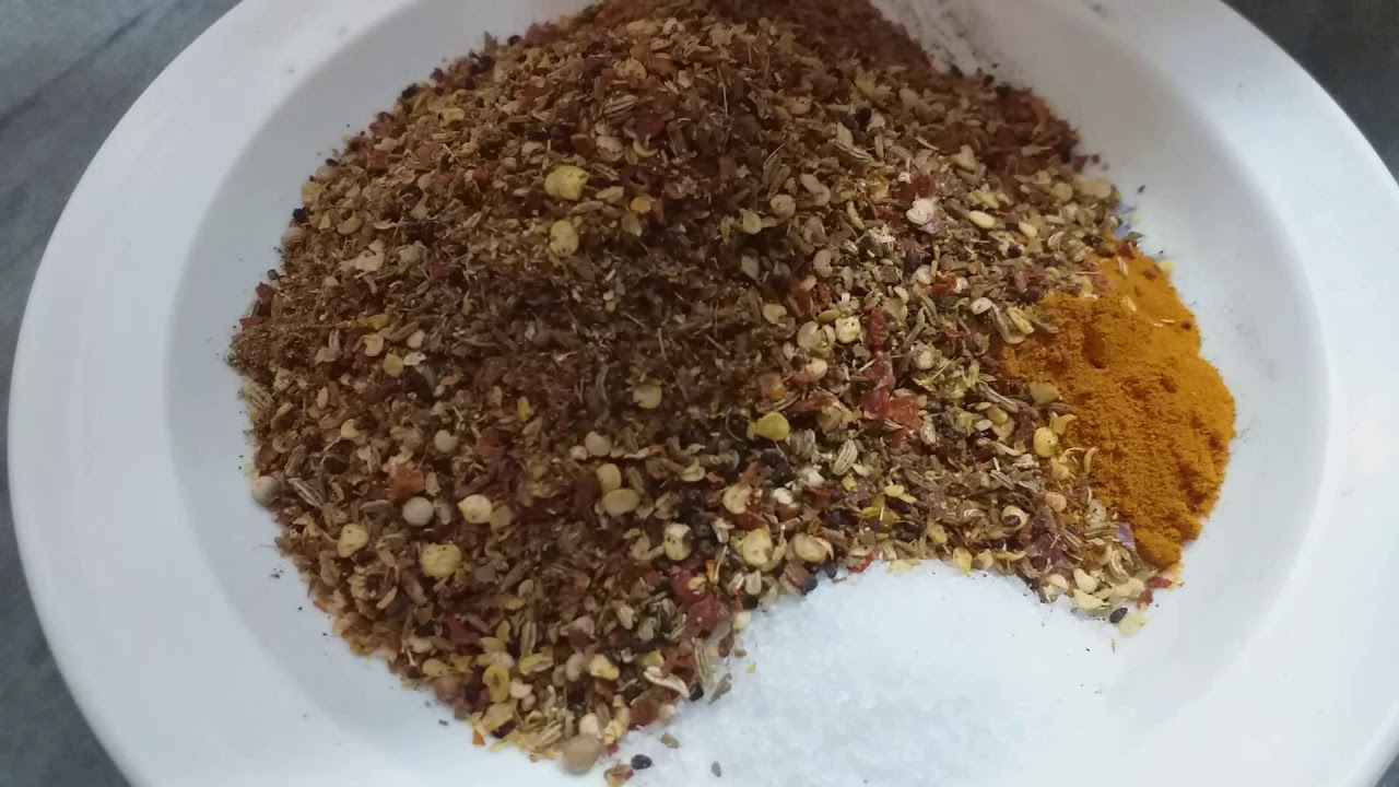 Easy Homemade Achar Gosh Mashala - YouTube