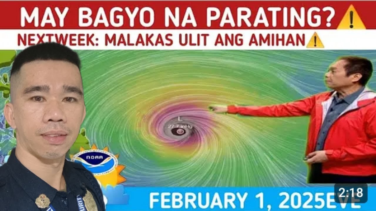 BAGYONG PARATING WEATHER UPDATE NGAYONG GABI 🌈🌈 2,1,25 @GemzChannel ...