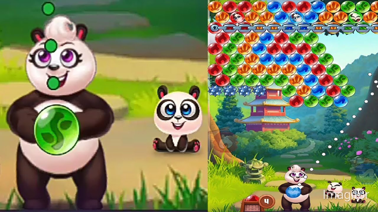 panda pop shooter game 📖💥 panda games vedio | Bubble shooting orckids ...