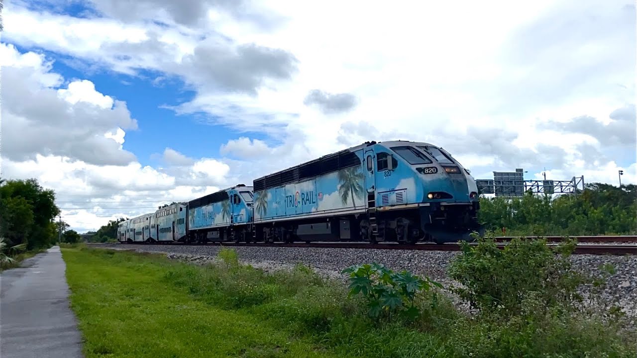 Tri Rail along the SFRTA in DFB, Boca Raton, and the Boynton Canal 10/9 ...