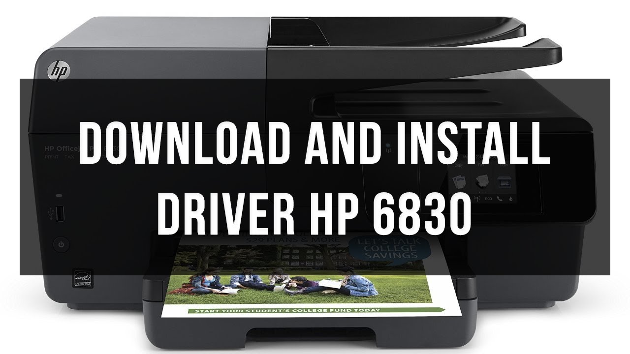 How to download and install HP 6830 Driver - YouTube