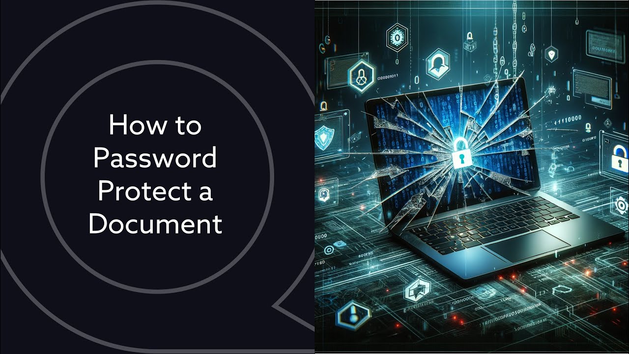 How to Password Protect a Document - YouTube