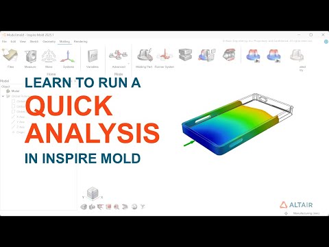 Learn to Run a Quick Analysis in Inspire Mold - YouTube