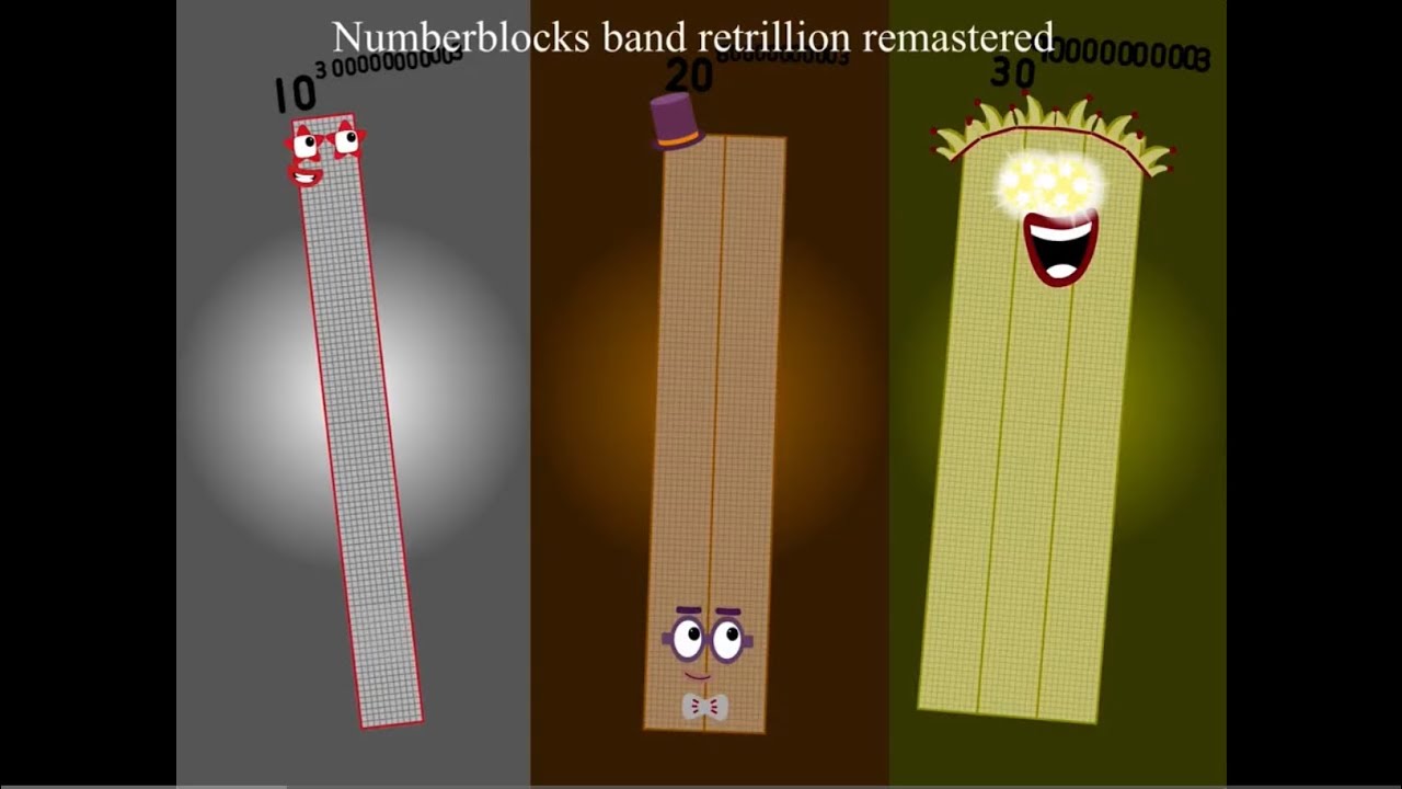 Numberblocks Band Retrillion Remastered 10.0Decinanillion-100 ...