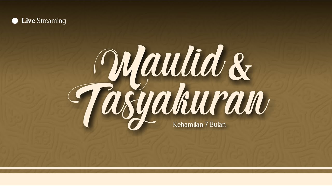 LIVE PEMBACAAN MAULID & AS-SABU'U AS-SHUHUR - YouTube