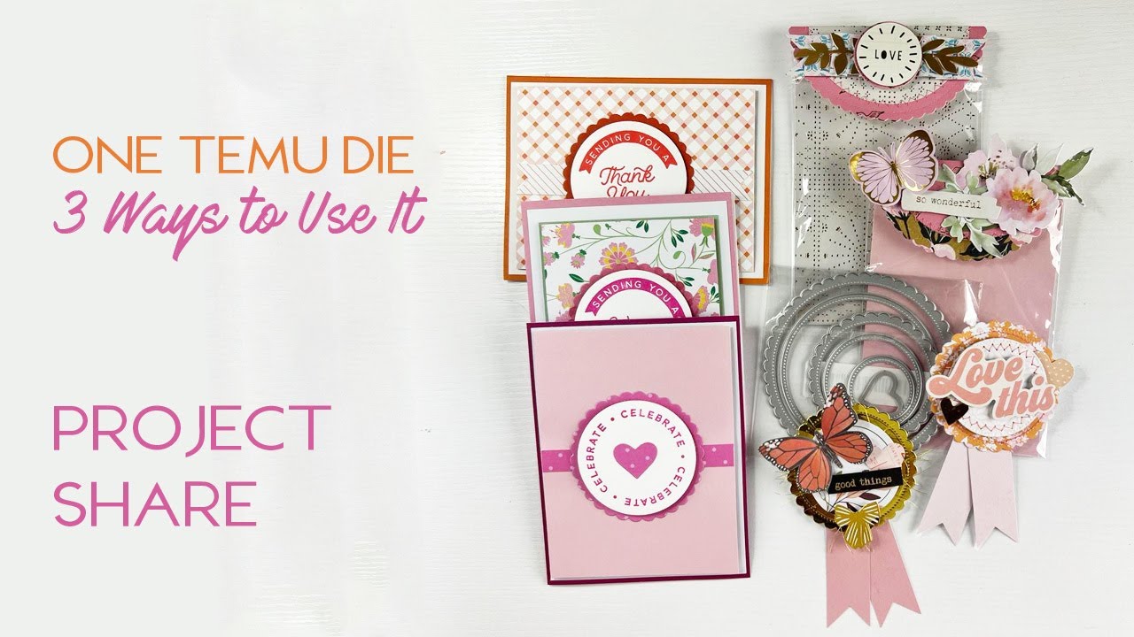 One TEMU Die and Three Ways to Use It - Project Share - YouTube