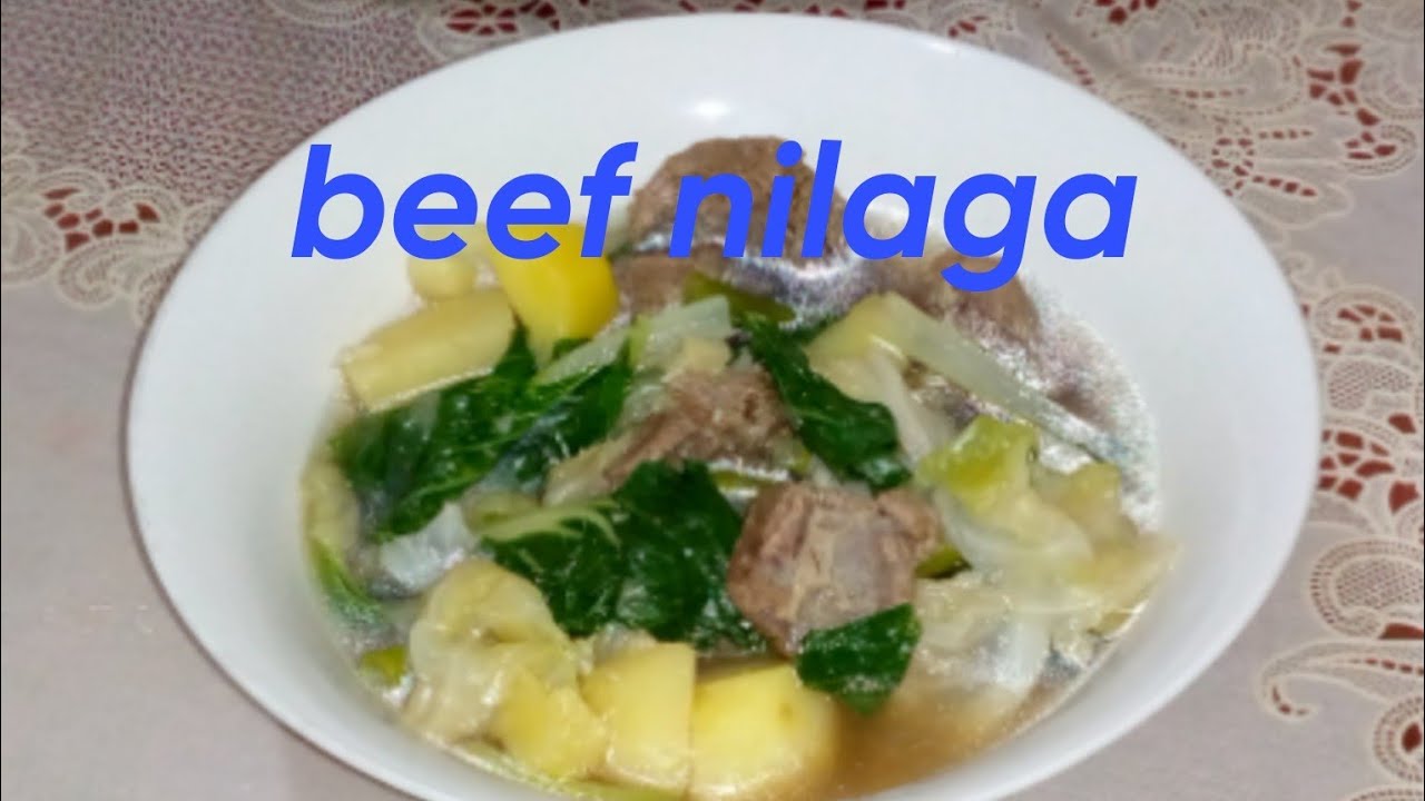 BEEF NILAGA/NILAGANG BAKA W/POTATO AND PECHAY/Adeza Vlog/NILAGANG BAKA ...