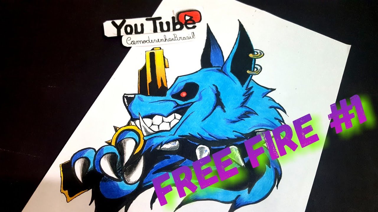 COMO DESENHAR FREE FIRE DE LOBO - HOW TO DRAW Free fire - passo a passo ...