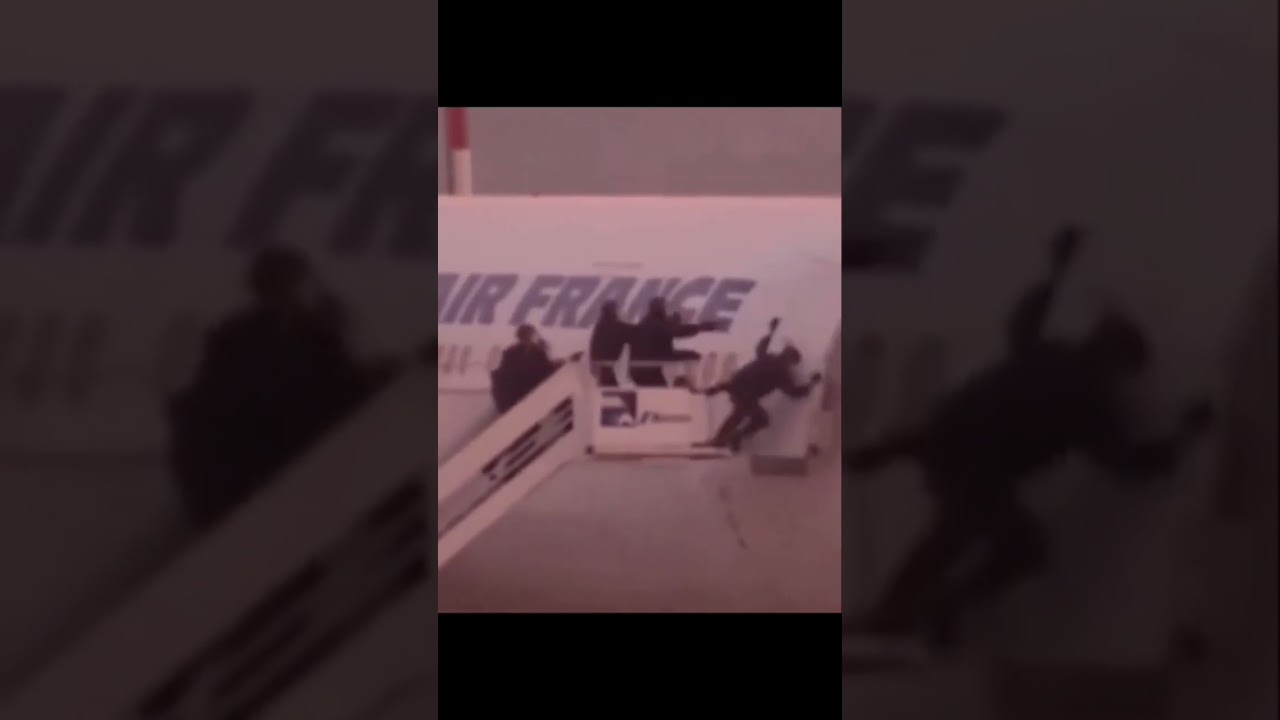 French GIGN retaking hijacked flight 8969, December 1994 #military # ...
