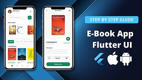 E-Book App - Flutter UI - YouTube