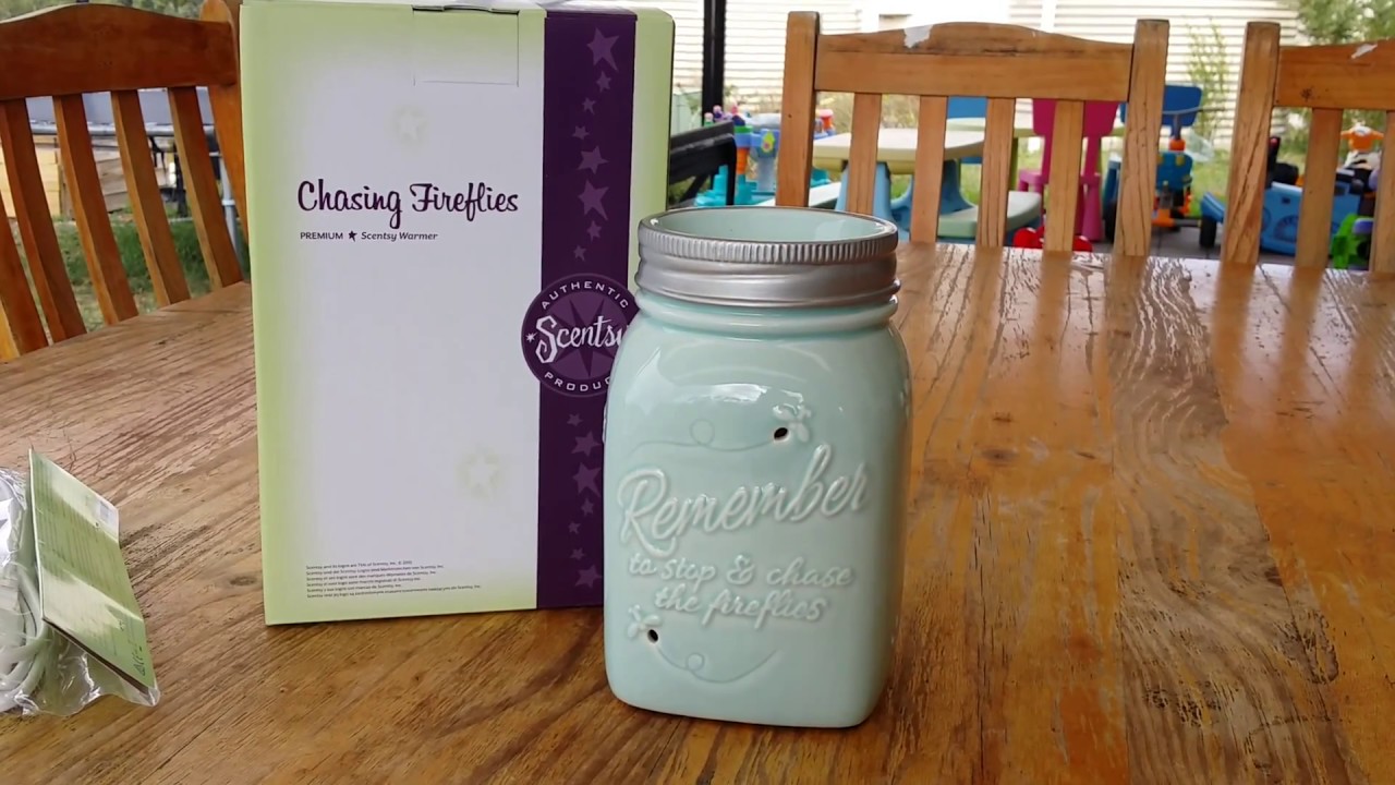 Scentsy Warmer Review "Chasing Fireflies" - YouTube