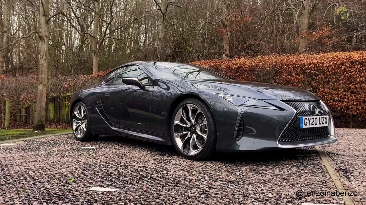 Lexus LC500 - a closer look w/ exhaust sound - YouTube