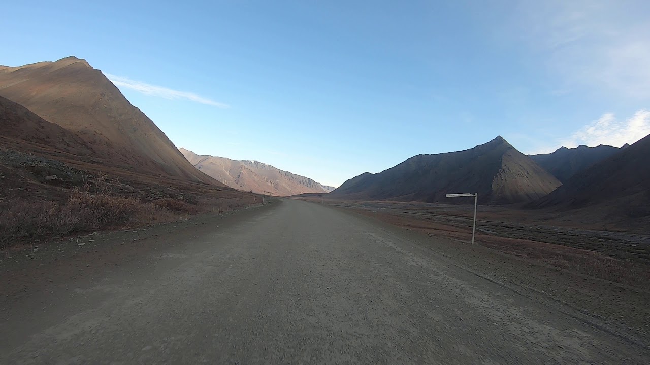 Driving the Dalton Highway: Atigun Pass (9/15/19) - YouTube
