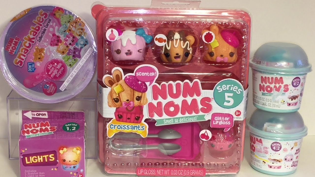 Num Noms Series 5 Croissants Snackables Lights Blind Bag Surprise Toy ...