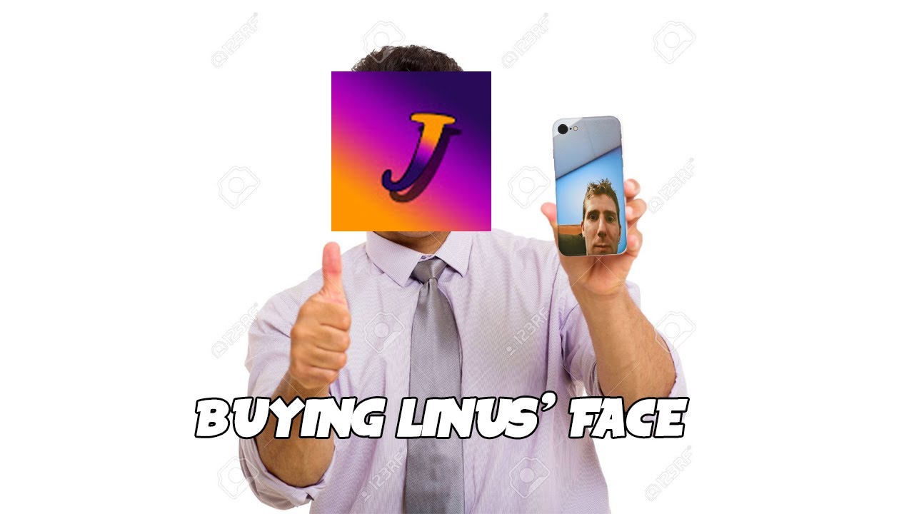 i bought Linus' face from dbrand... - YouTube