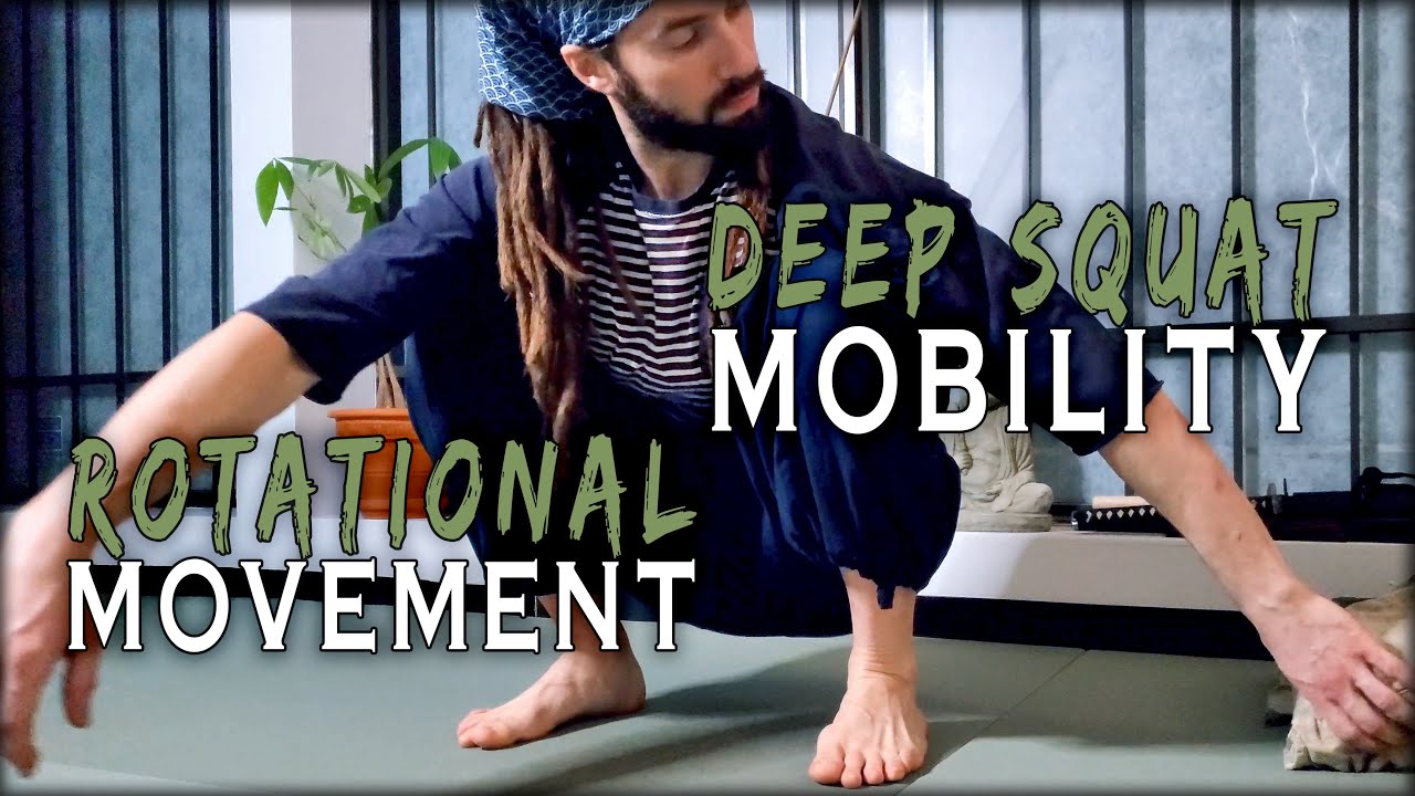 Deep Squat Rotational Movements | Natural Mobility Training - YouTube