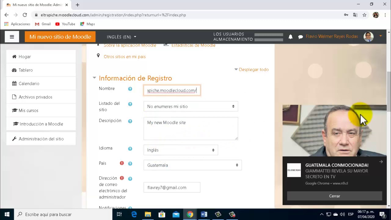 ¿Cómo crear un curso en Moodle? - YouTube